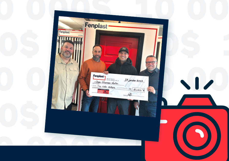 Un heureux gagnant grâce au concours « 10 000$ raisons d'aimer vos ...