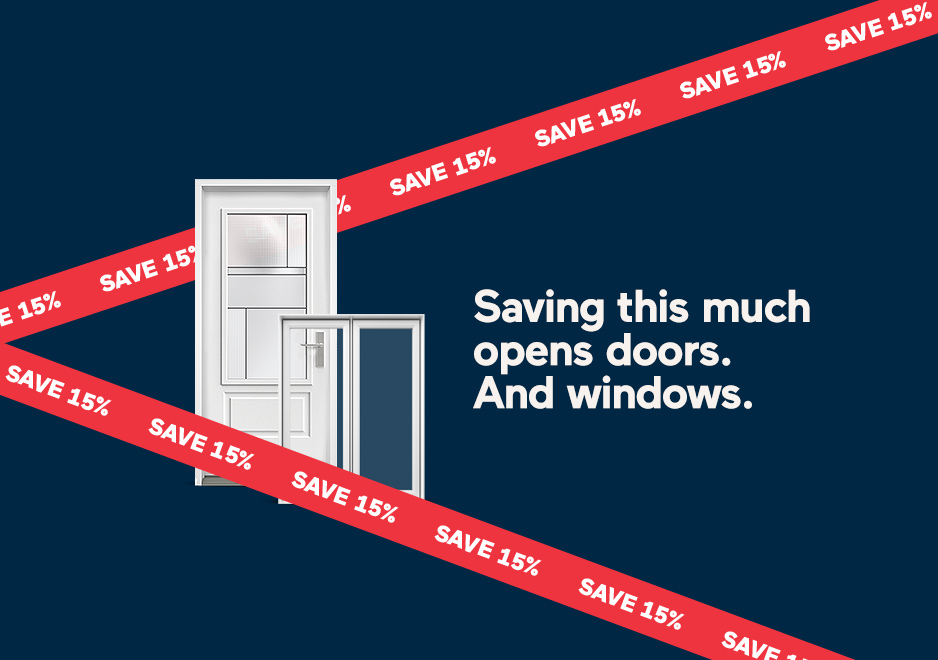 Enjoy a 15% discount on your windows and doors! | Fenplast
